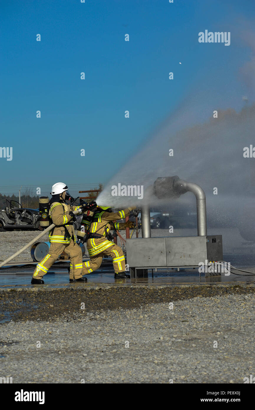 Civilian firefighters from U.S. Army Europe took part in their annual ...