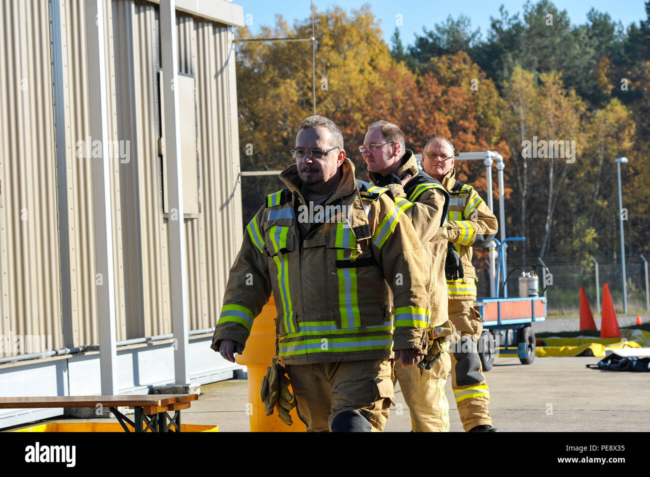 Civilian firefighters from U.S. Army Europe took part in their annual ...