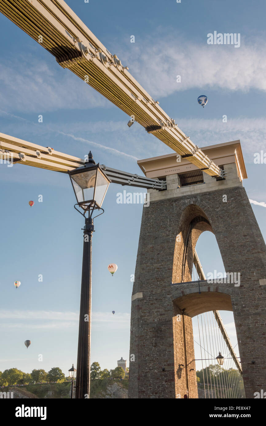 Clifton suspension bridge balloons hi-res stock photography and images ...