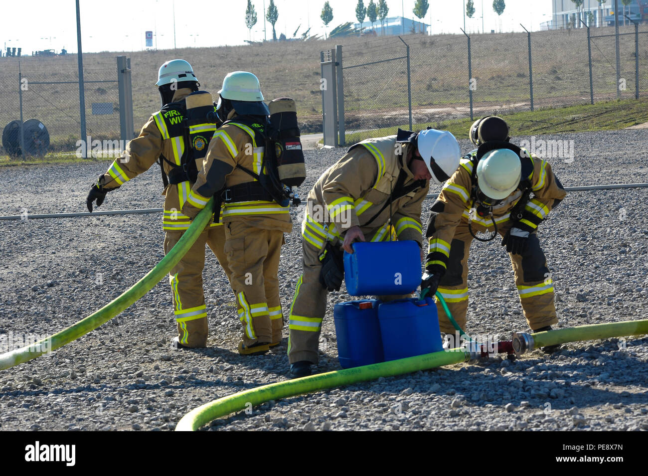 Civilian firefighters from U.S. Army Europe took part in their annual ...