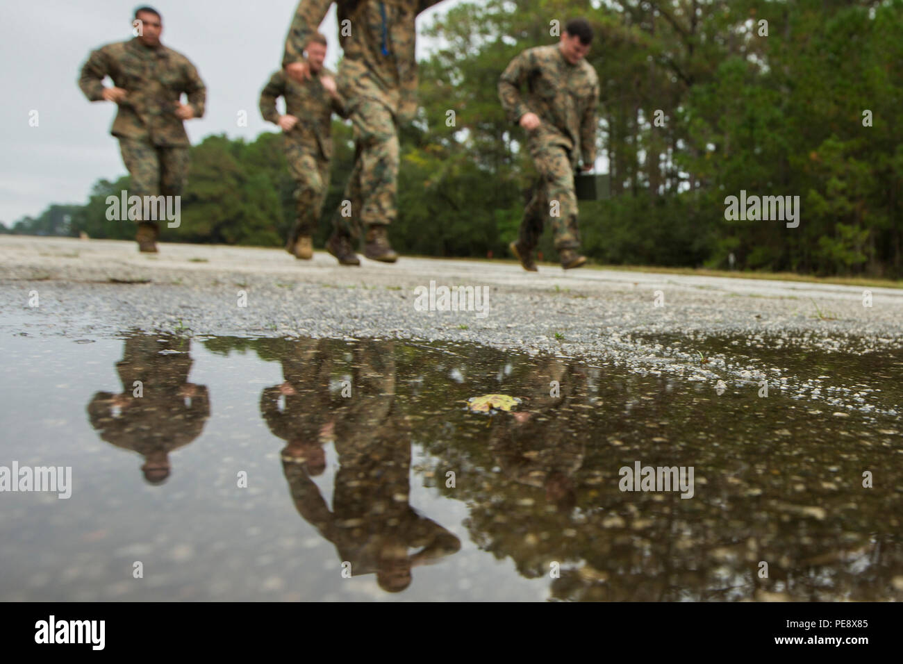 U.S. Marines with Parris Island Combat Camera, Headquarters and Service ...