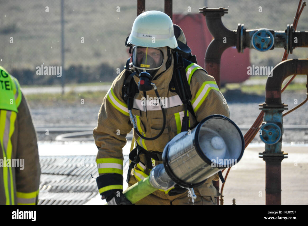 Civilian firefighters from U.S. Army Europe took part in their annual ...