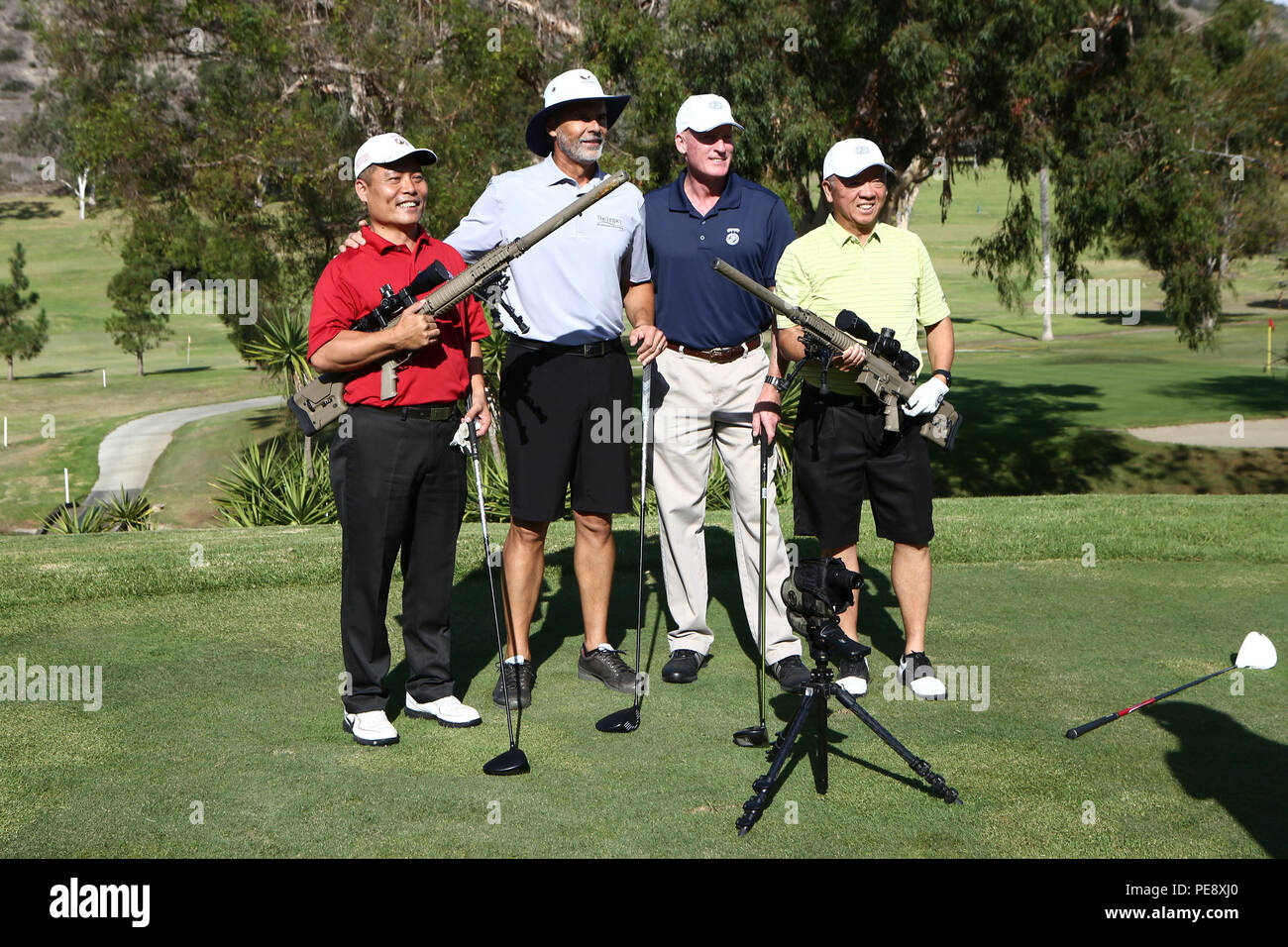 From left to right, Mr. Eddie Wang, Panda Express, Mr. Rolf Bernischke ...