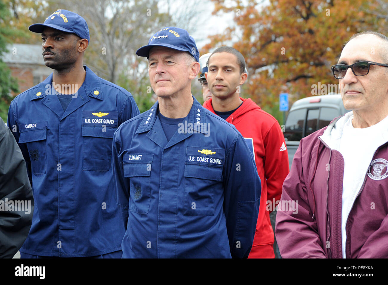 Coast Guard Commandant Adm. Paul F. Zukunft takes part in the Coast ...