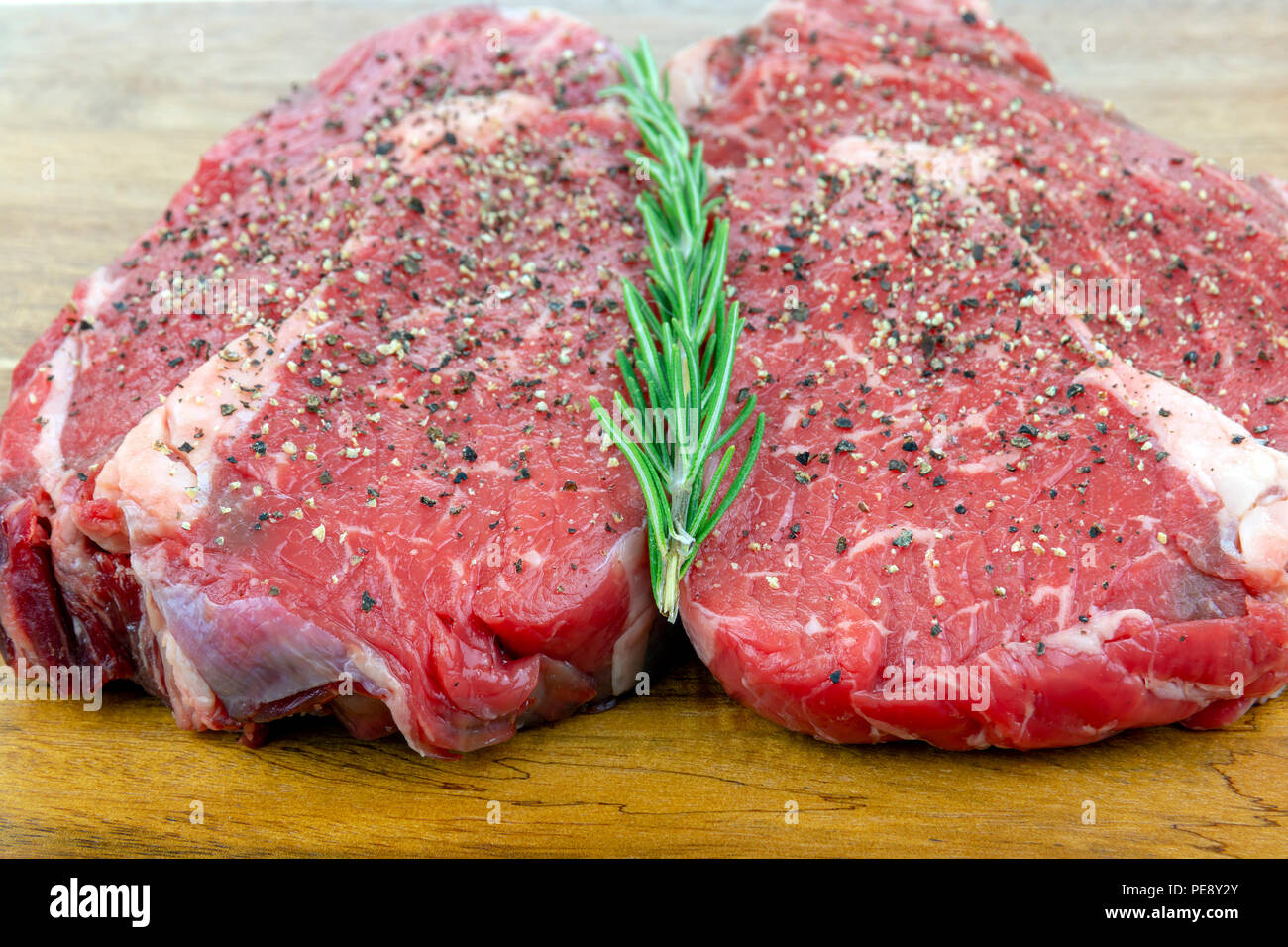 Rib eye steaks hi-res stock photography and images - Alamy