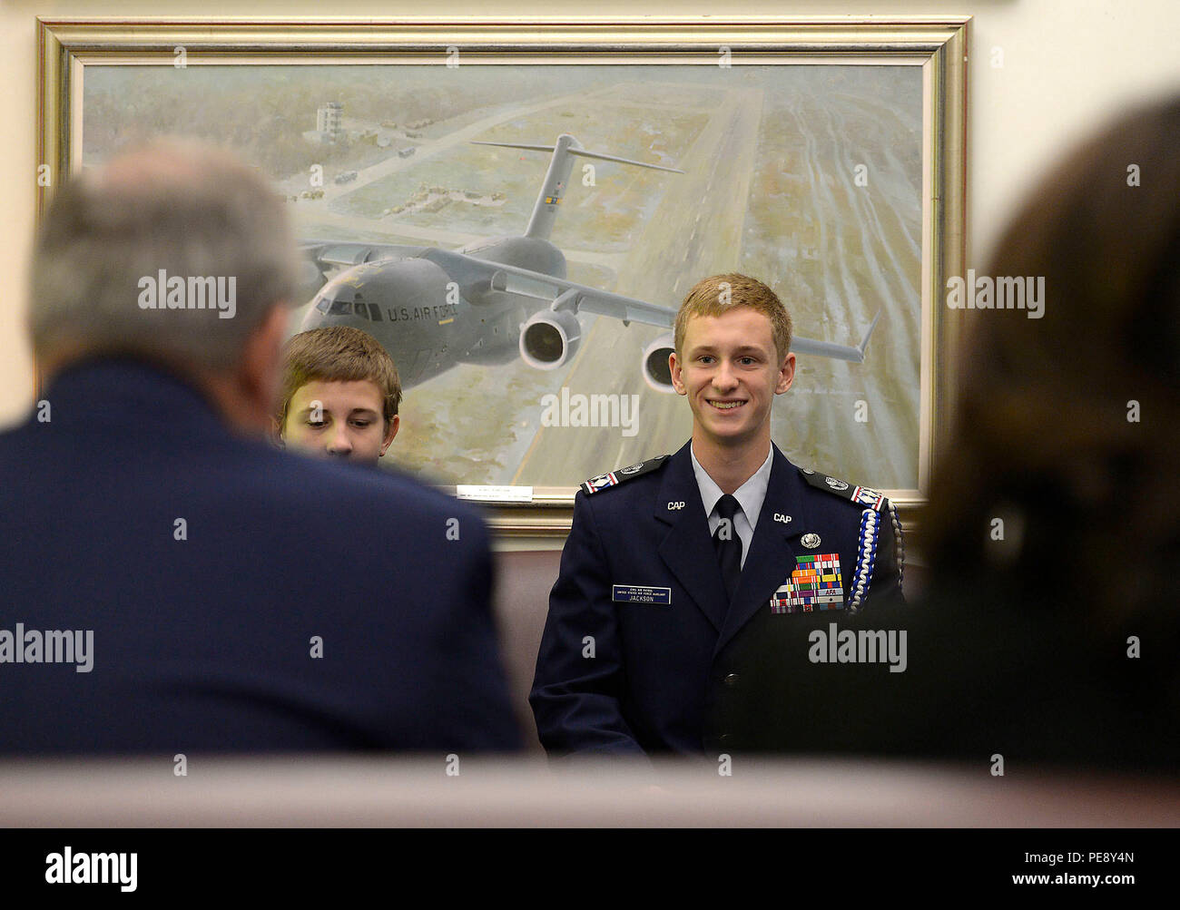 Civil Air Patrol Cadet Matthew C. Jackson tells Air Force Chief of ...
