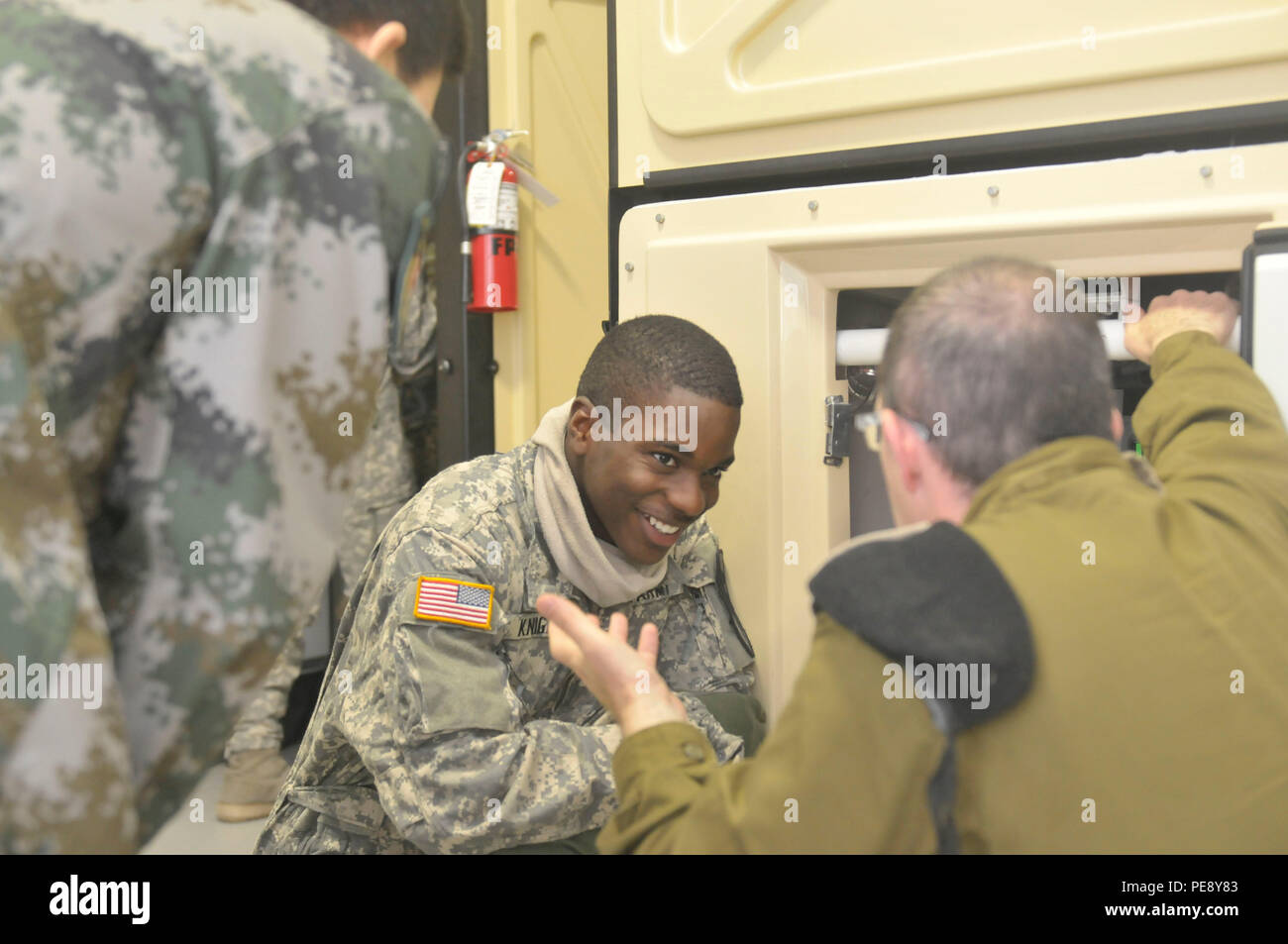 Spc. Kemontarious Knight, an Atlanta native and tank driver with ...
