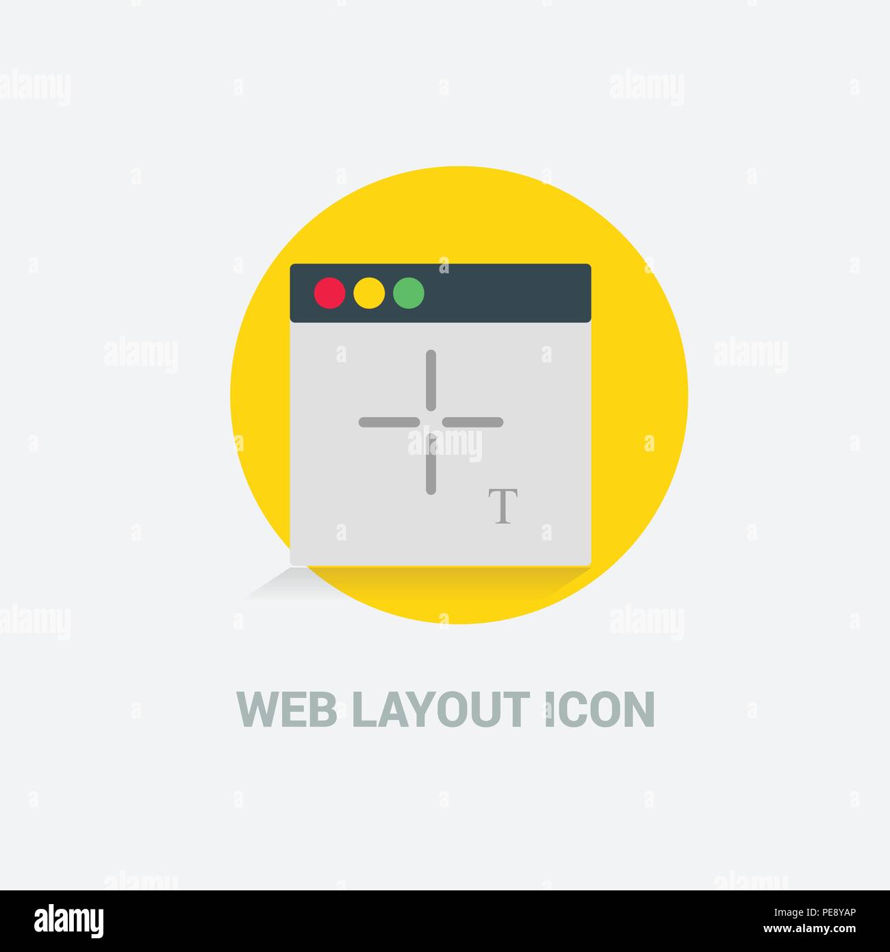 Web Layout icon deisgn vector Stock Vector Image & Art - Alamy