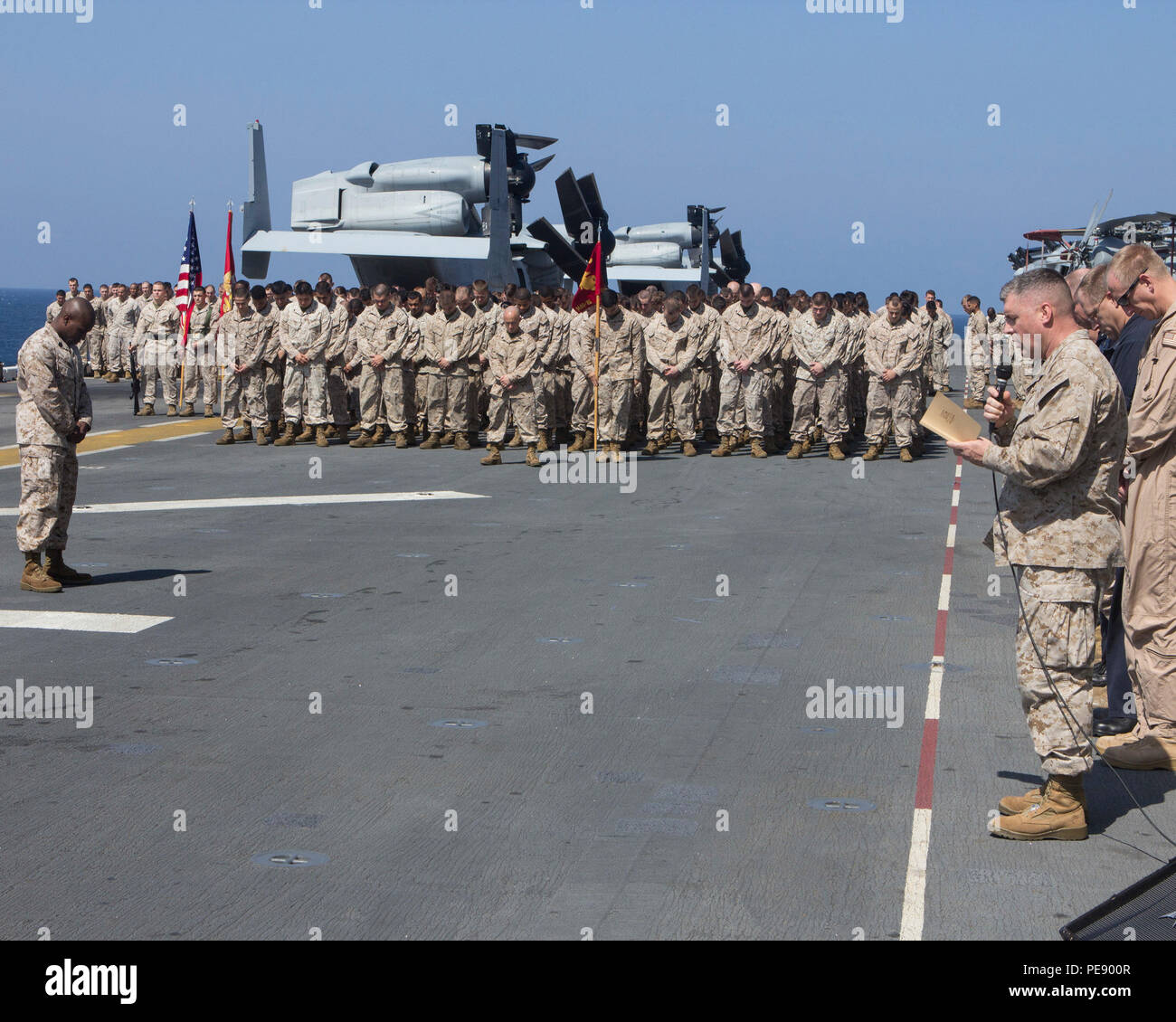 U.S. Navy Commander Lynn W. Christensen, chaplain 26th Marine ...