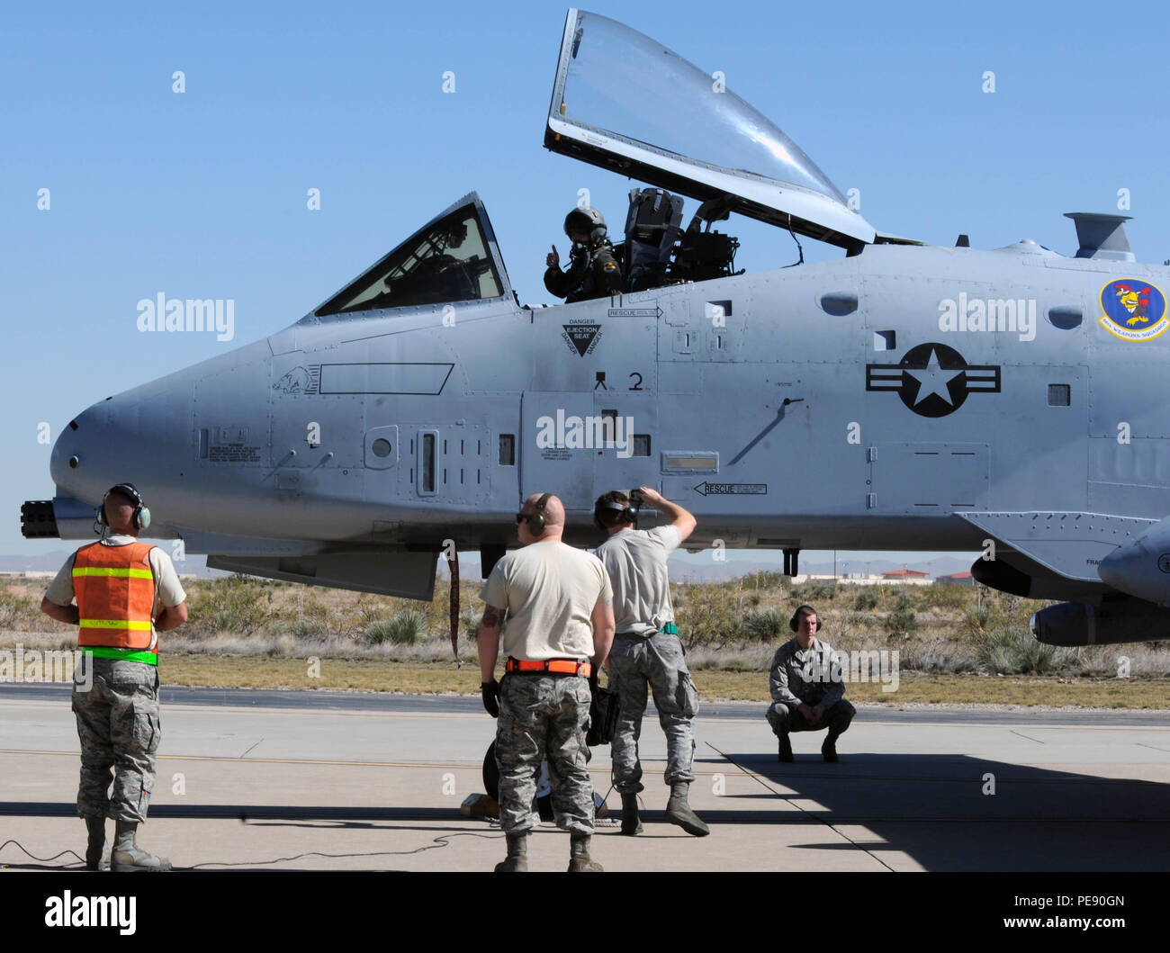 Airmen assigned to the 757th Aircraft Maintenance Squadron at Nellis ...