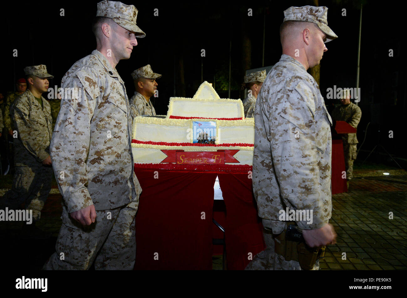 At Camp Resolute Support, Kabul, Afghanistan, U.S. Marines commemorated ...