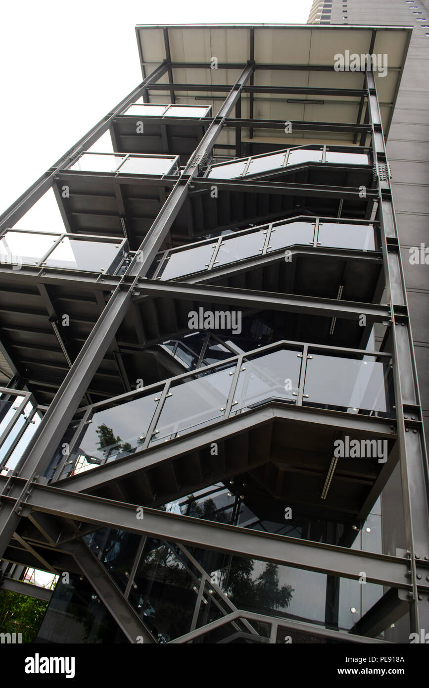 Emergency staircase hi-res stock photography and images - Alamy