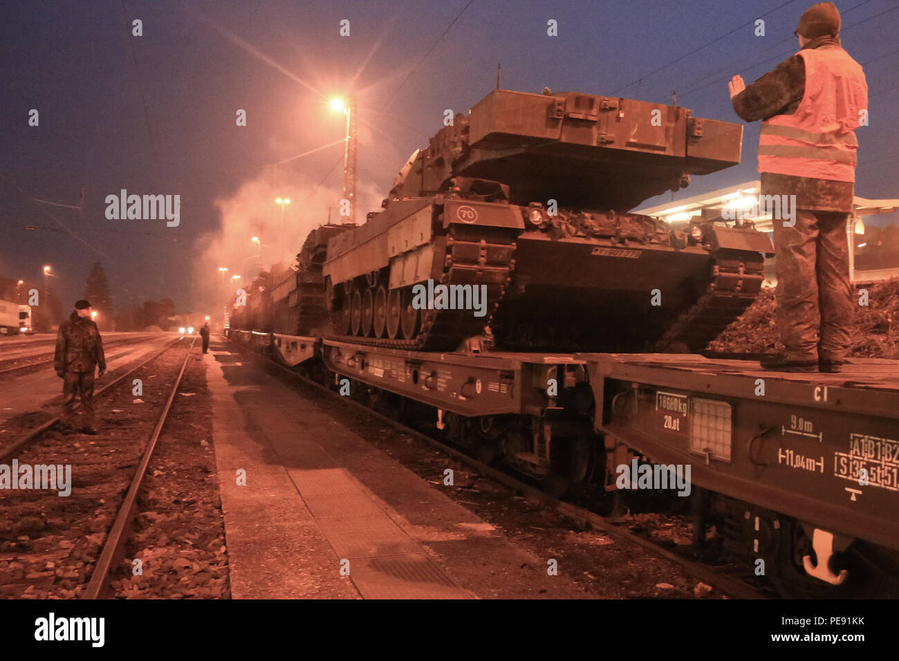 German soldiers of 3rd Company, German Army Combat Training Center ...