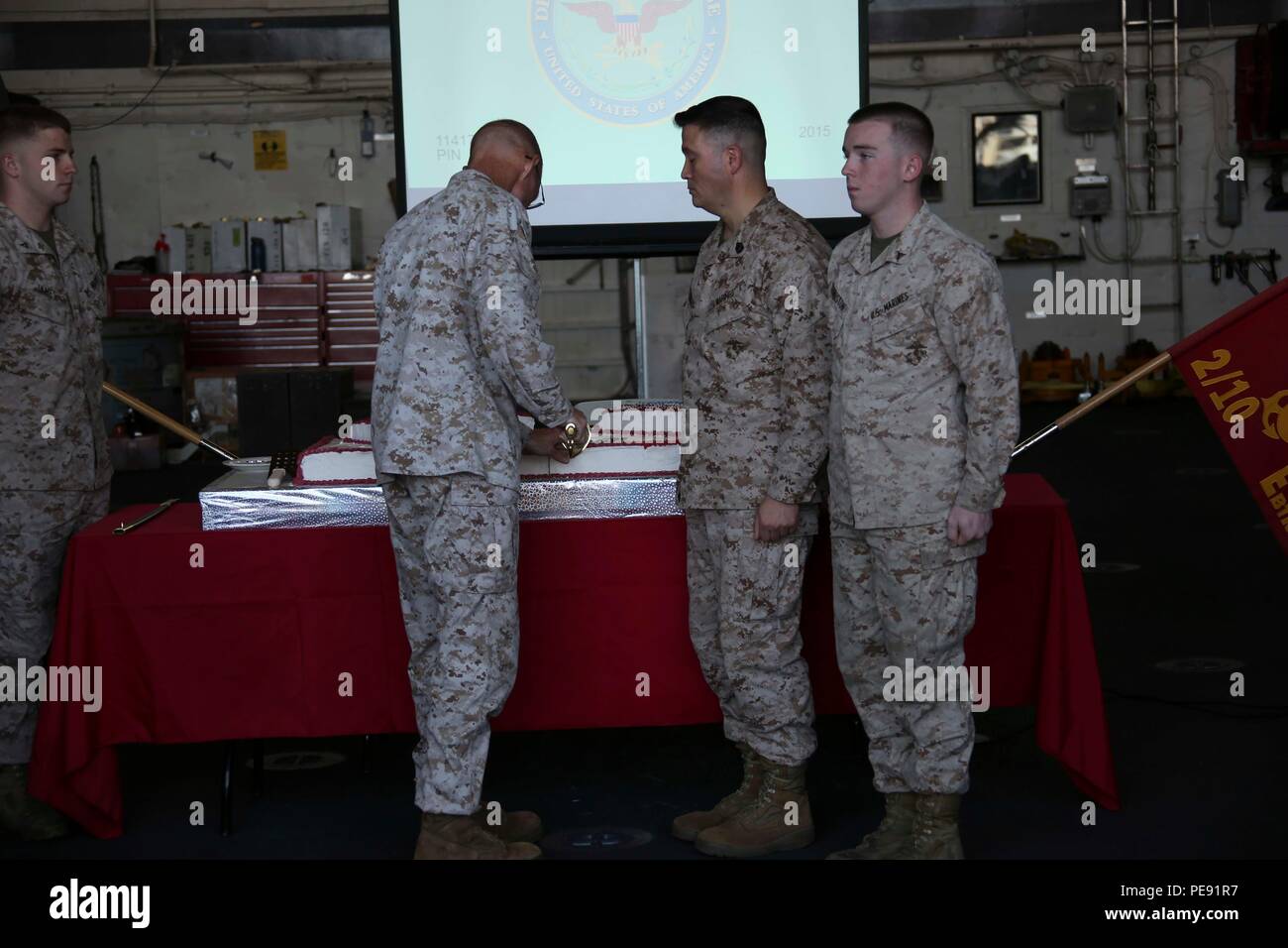 Commanding officer of combat logistics battalion 26 hi-res stock ...