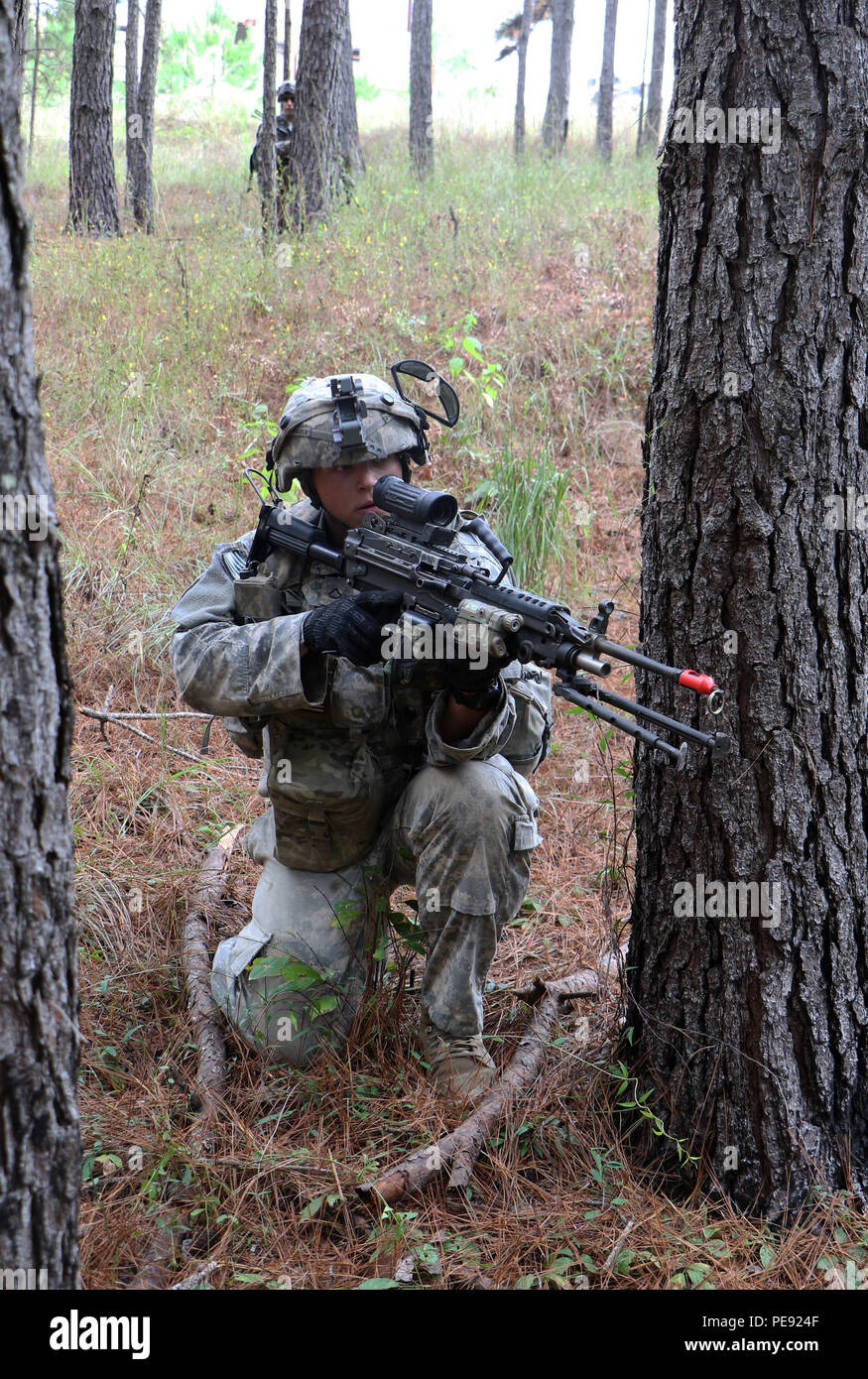A Soldier from 2nd Battalion, 7th Cavalry Regiment, 3rd Armored Brigade ...