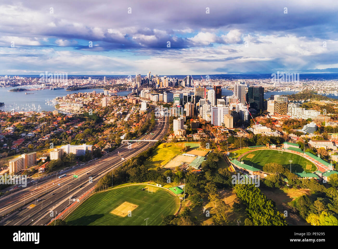 Aerial city block hi-res stock photography and images - Alamy