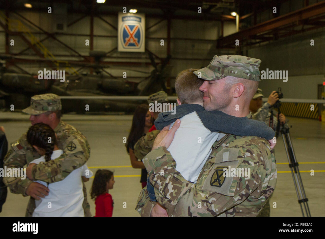 Approximately 20 Soldiers of D Company, 10th Aviation Regiment, 10th ...