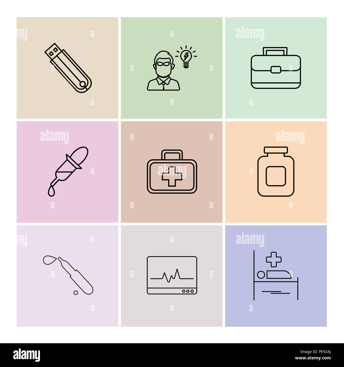 usb , flash , breifcase , dropper, medical , medicine , jar , dropper ...