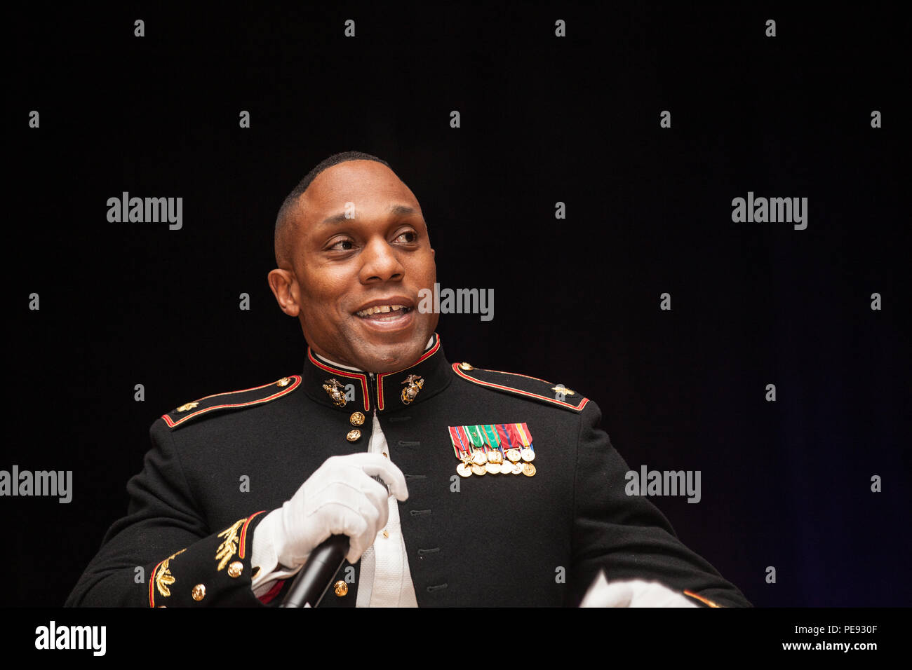 The 18th Sergeant Major of the Marine Corps, Ronald L. Green, attends ...