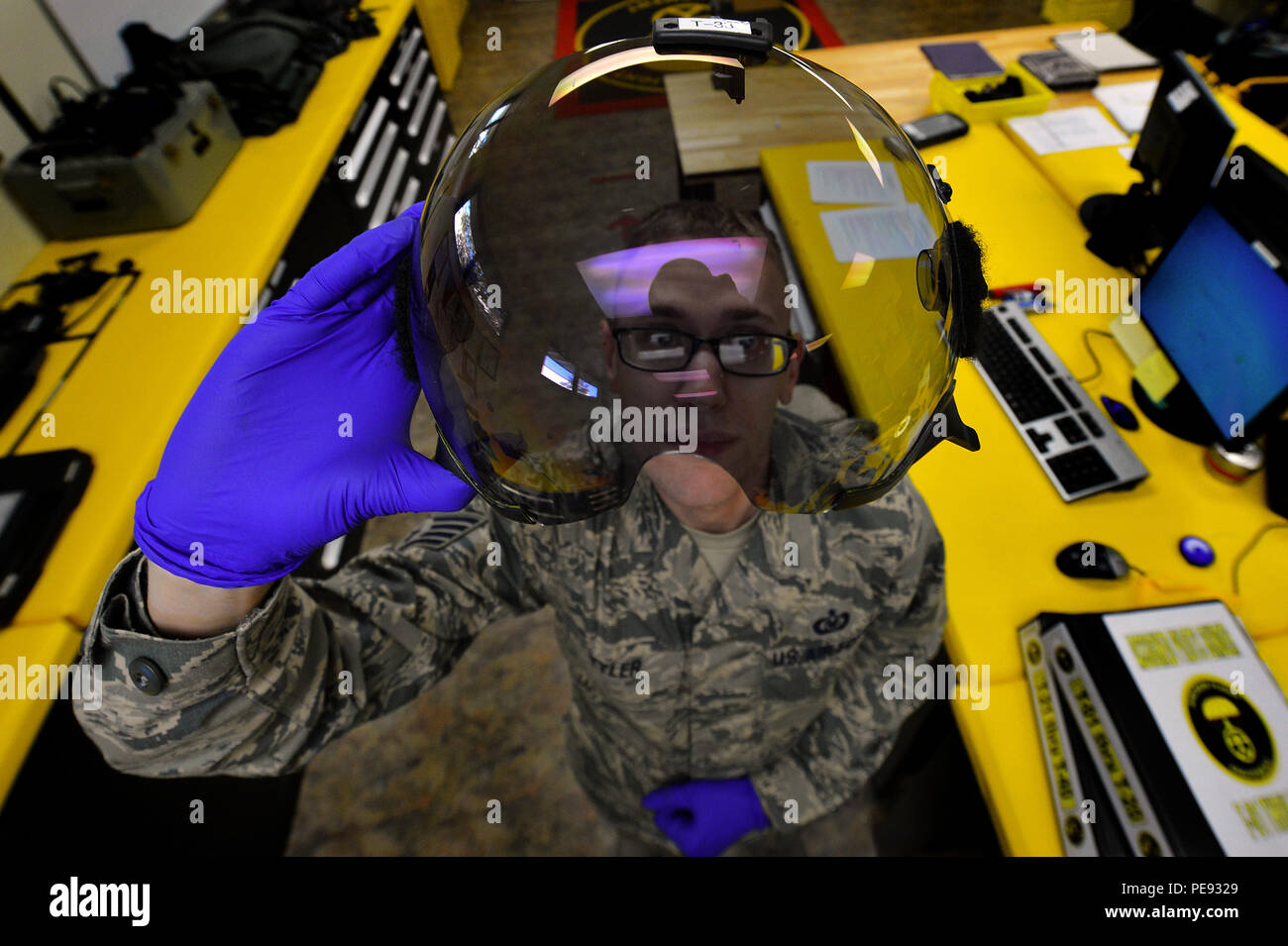U.S. Air Force Staff Sgt. Anthony Tyler, 20th Operations Support ...