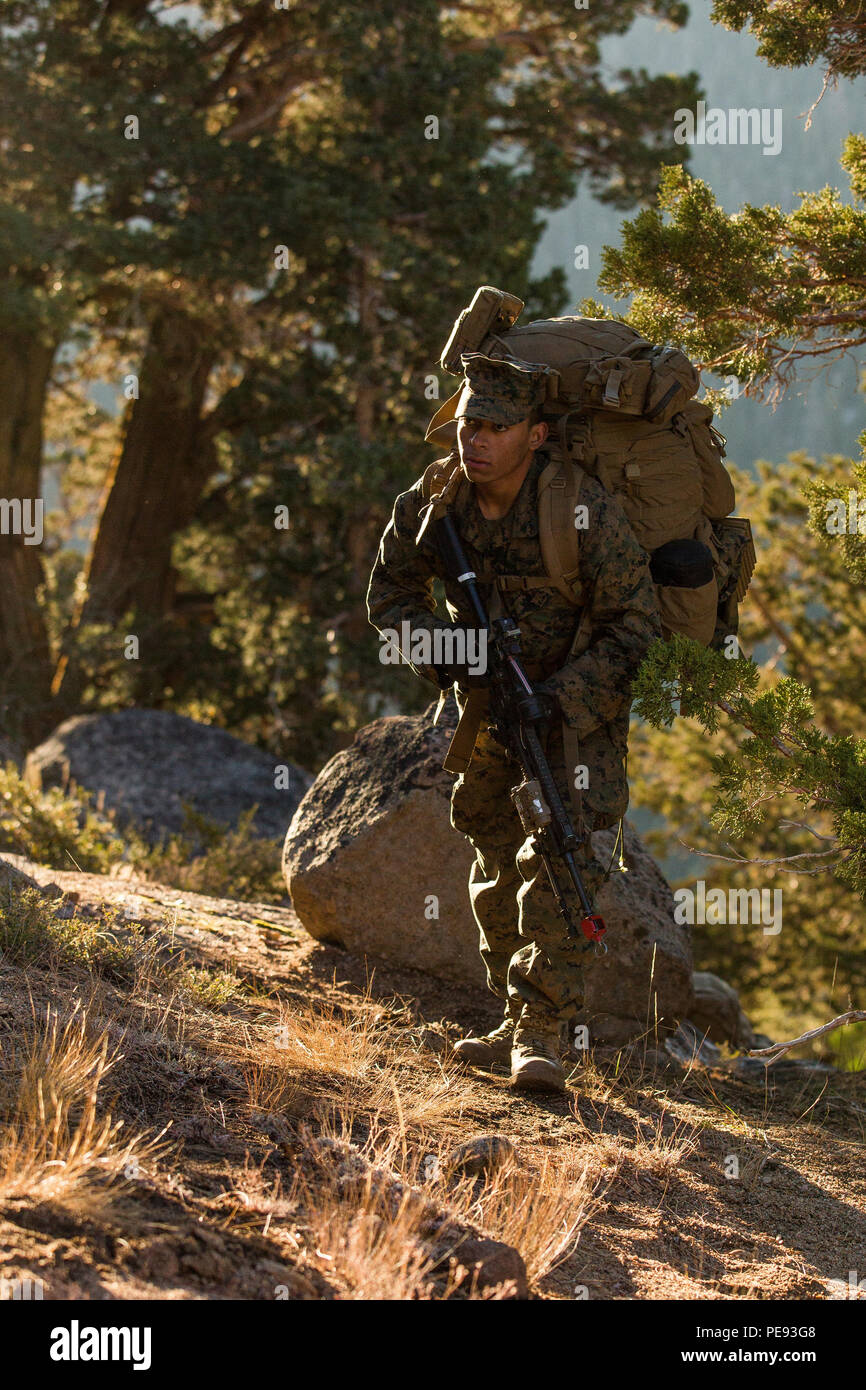 U.S. Marine Corps Pfc. Carlos J. Oliverasquinones, automatic rifleman ...