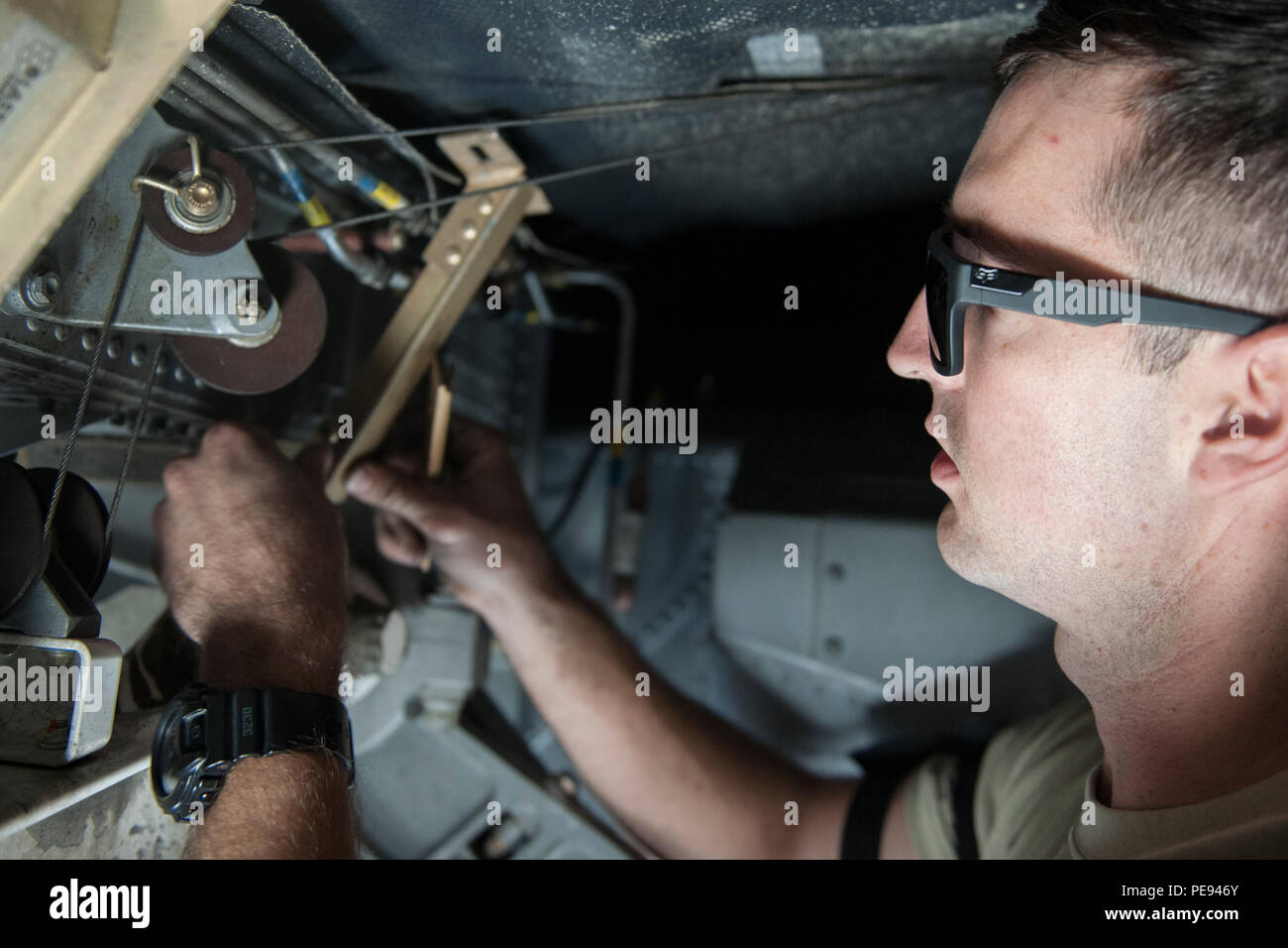 Senior Airman Zach Quinn, 455th Expeditionary Aircraft Maintenance ...