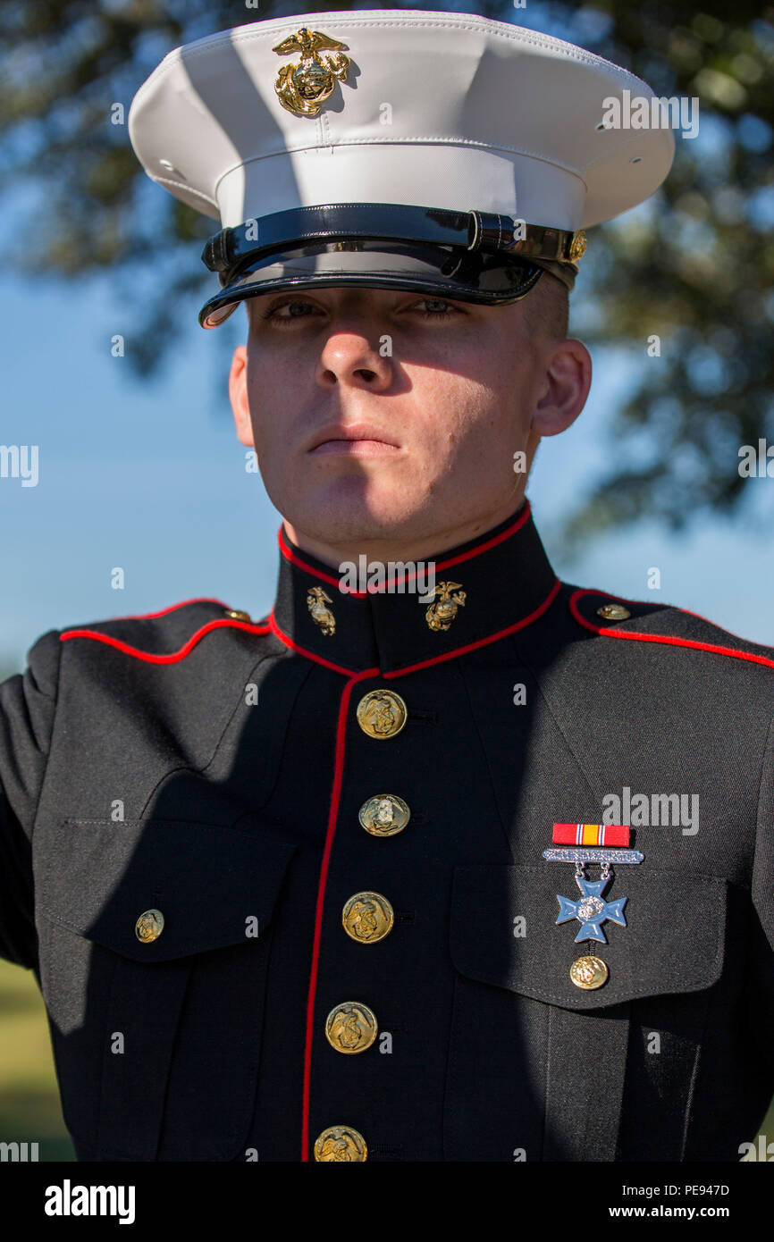 Pfc. Joseph A. Graydon, honor graduate for Platoon 1092, Delta Company ...