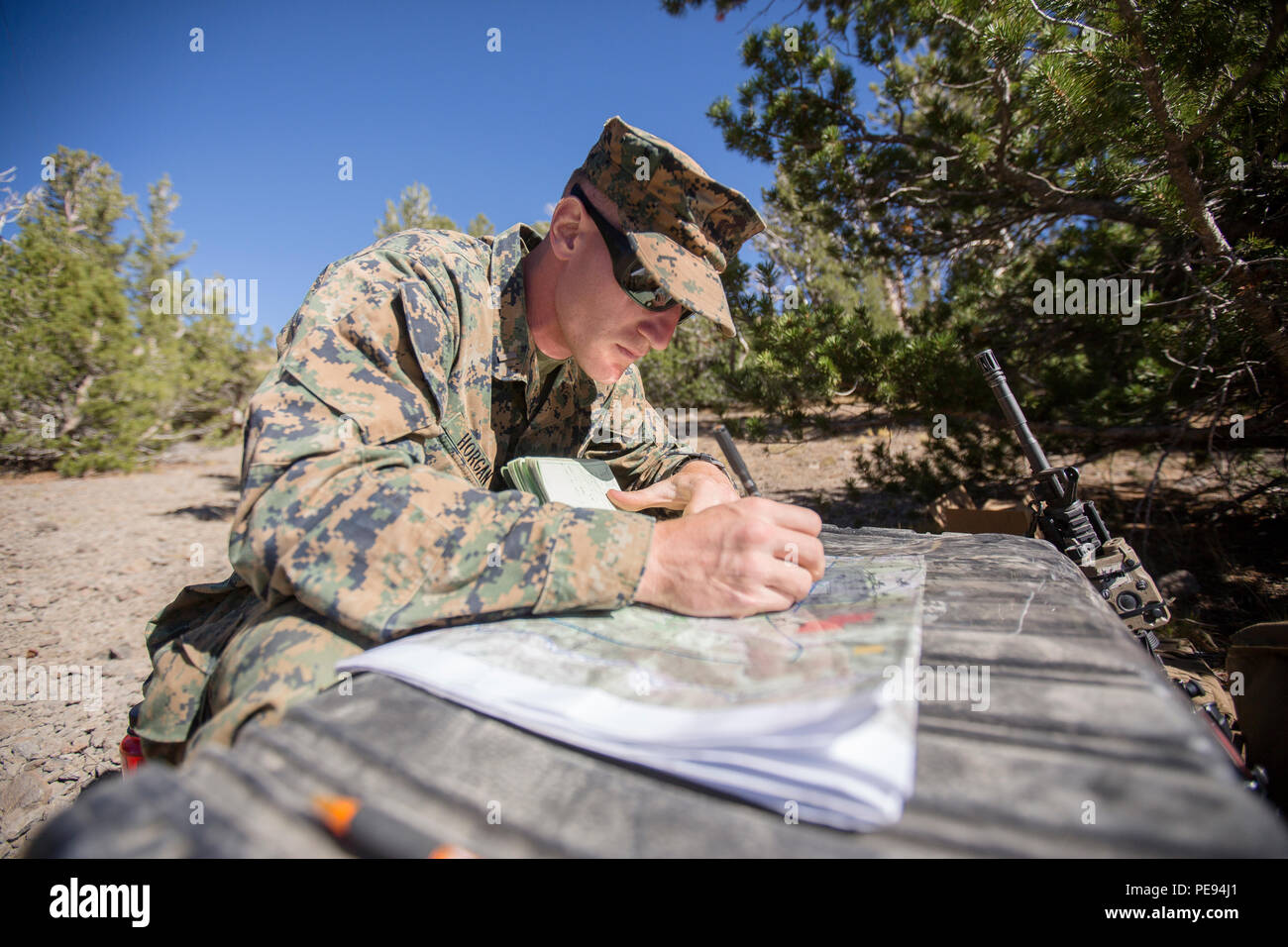 U.S. Marine Corps 2nd Lt. Andrew B. Horgan, combat engineer officer ...