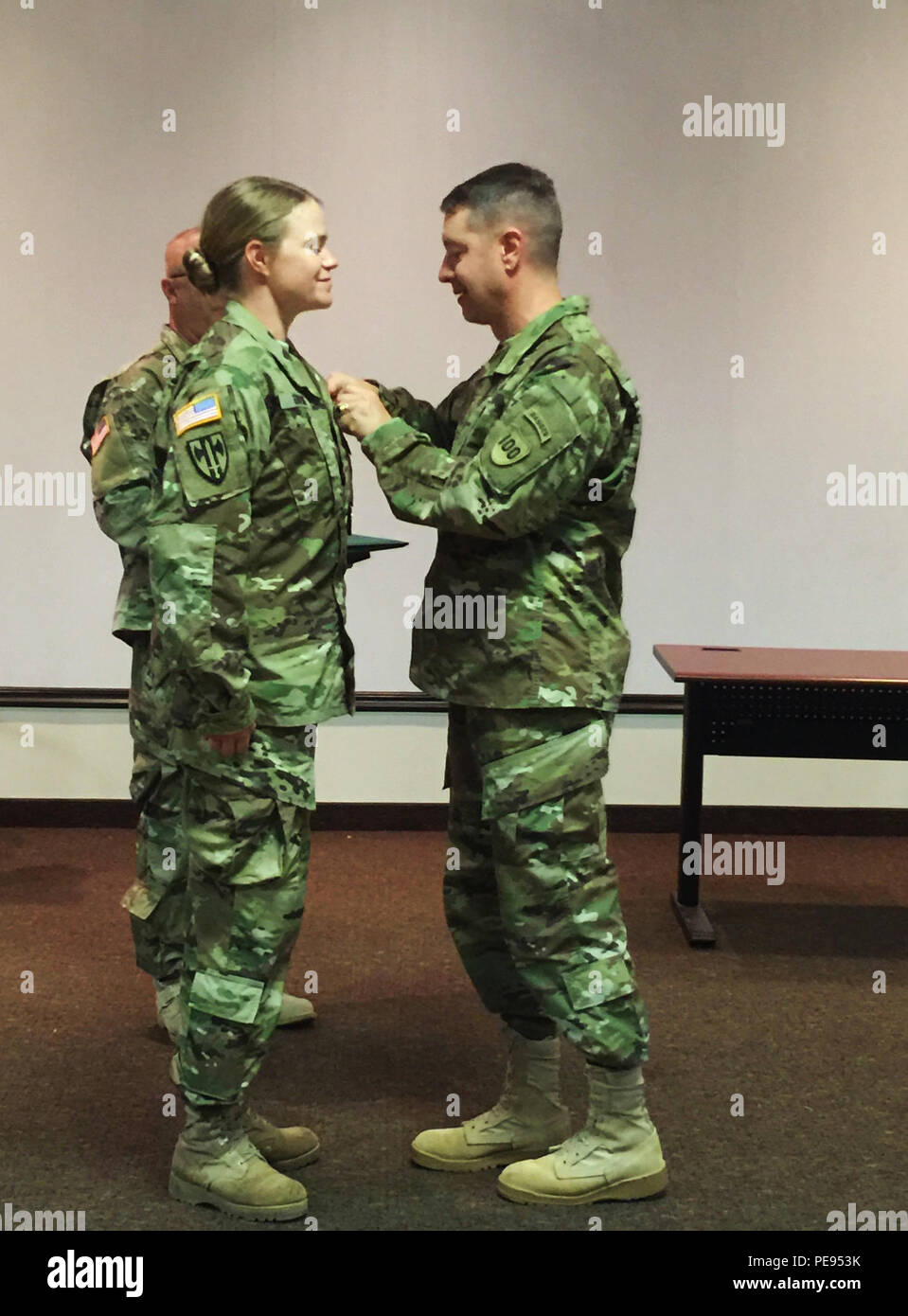 Awards the meritorious service medal to staff sgt katie gonovi hi-res ...