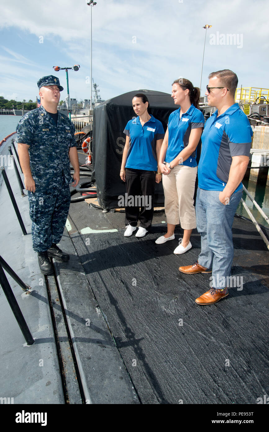 Members of FOCUS Project Hawaii participated in a tour aboard the Los ...