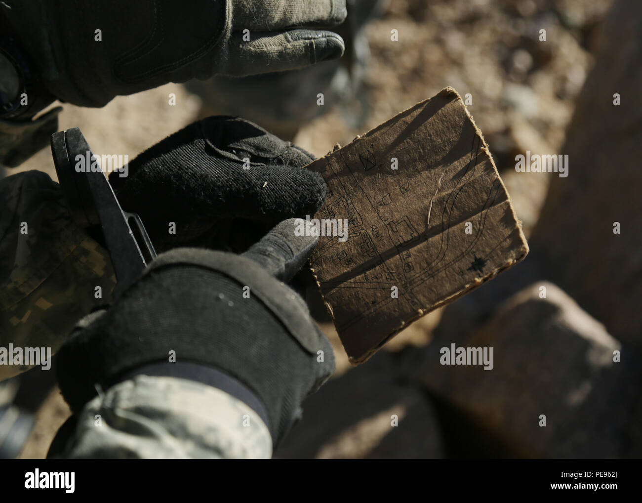 Desert training center map hi-res stock photography and images - Alamy