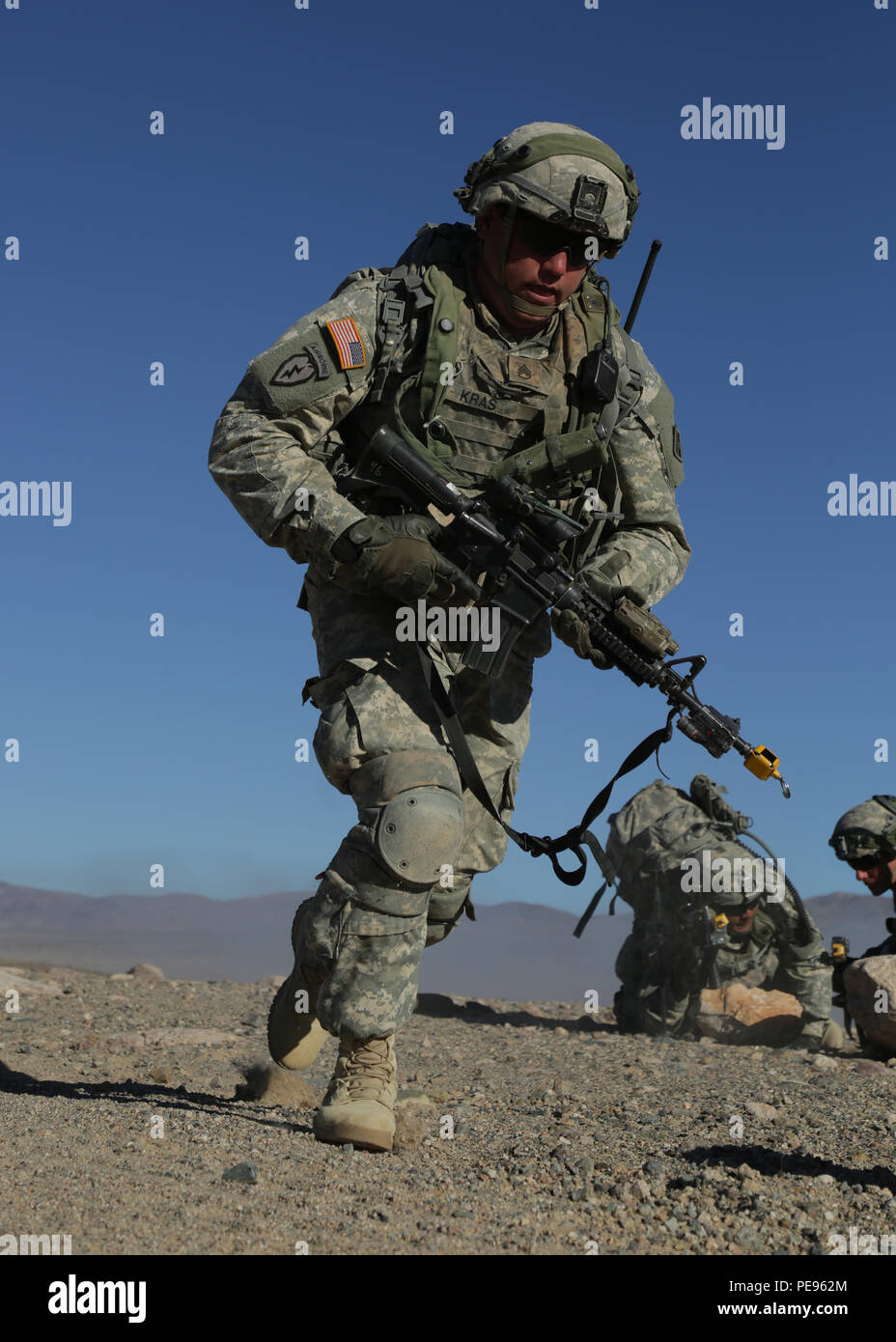 A U.S. Soldier assigned to 1st Battalion, 41st Infantry Regiment, 2nd ...