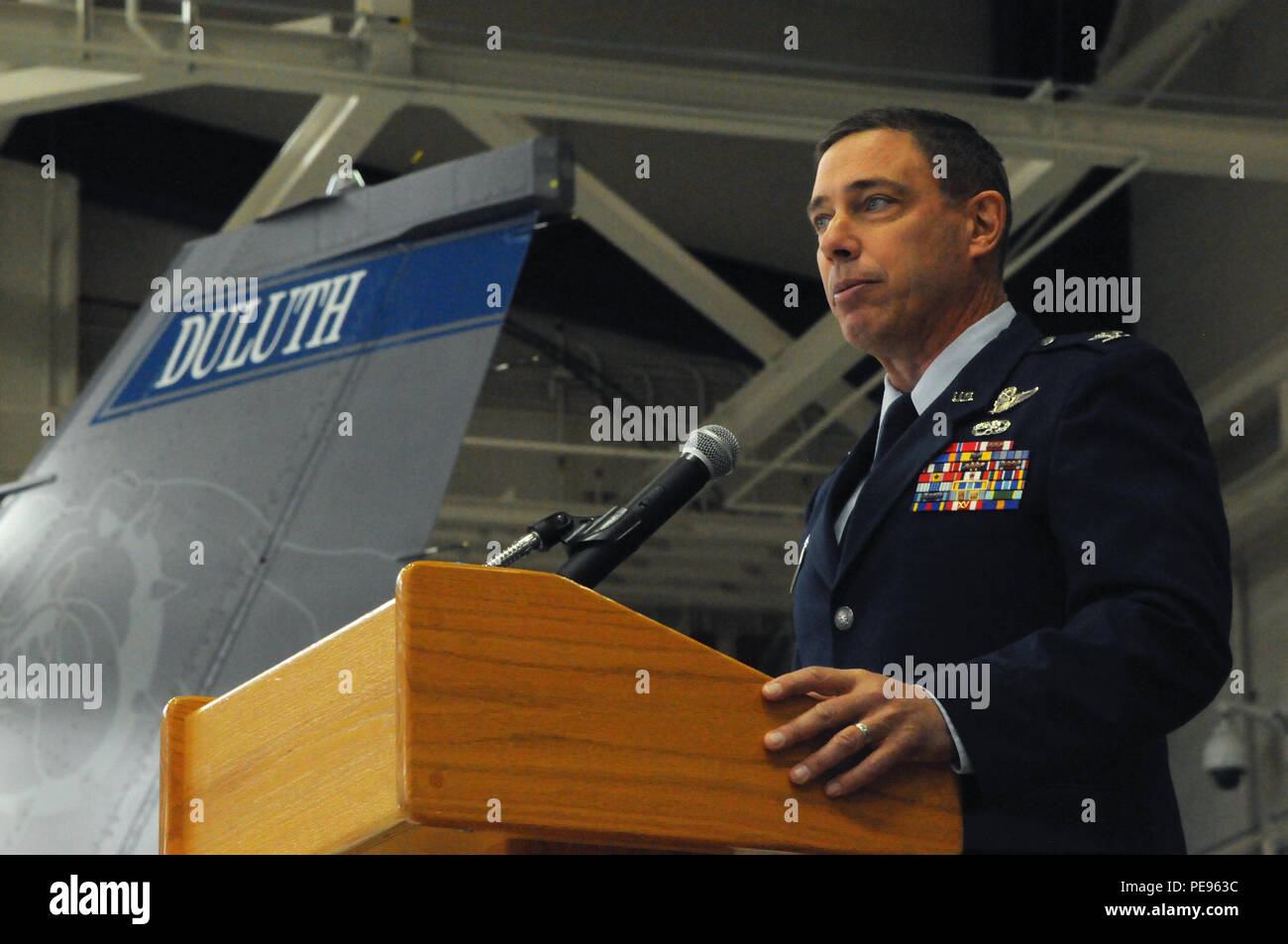 Col. Frank H. Stokes addressed the Airmen of the 148th Fighter Wing ...