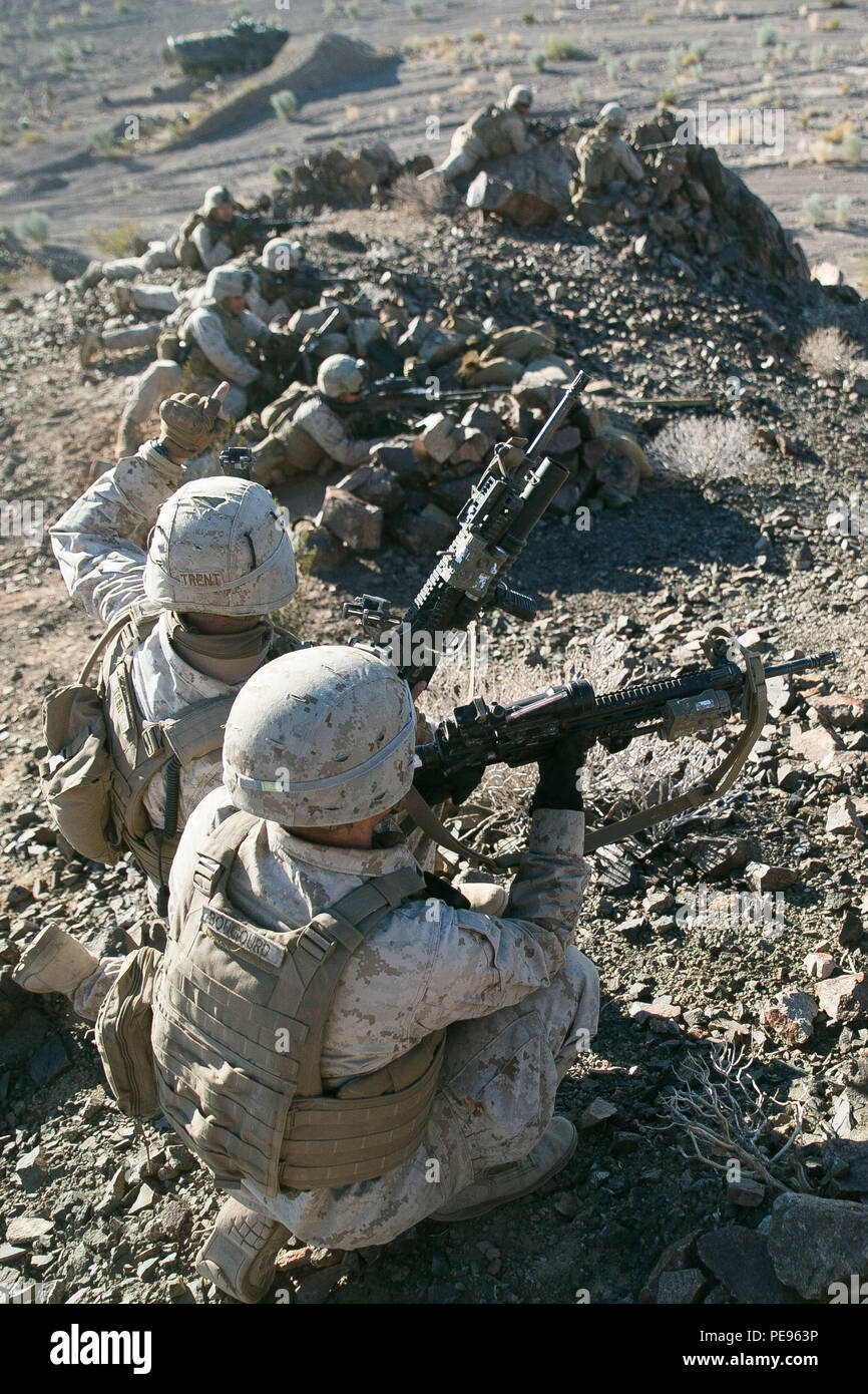 Corporal Jason Trent, a squad leader with Golf Company, 2nd Battalion ...
