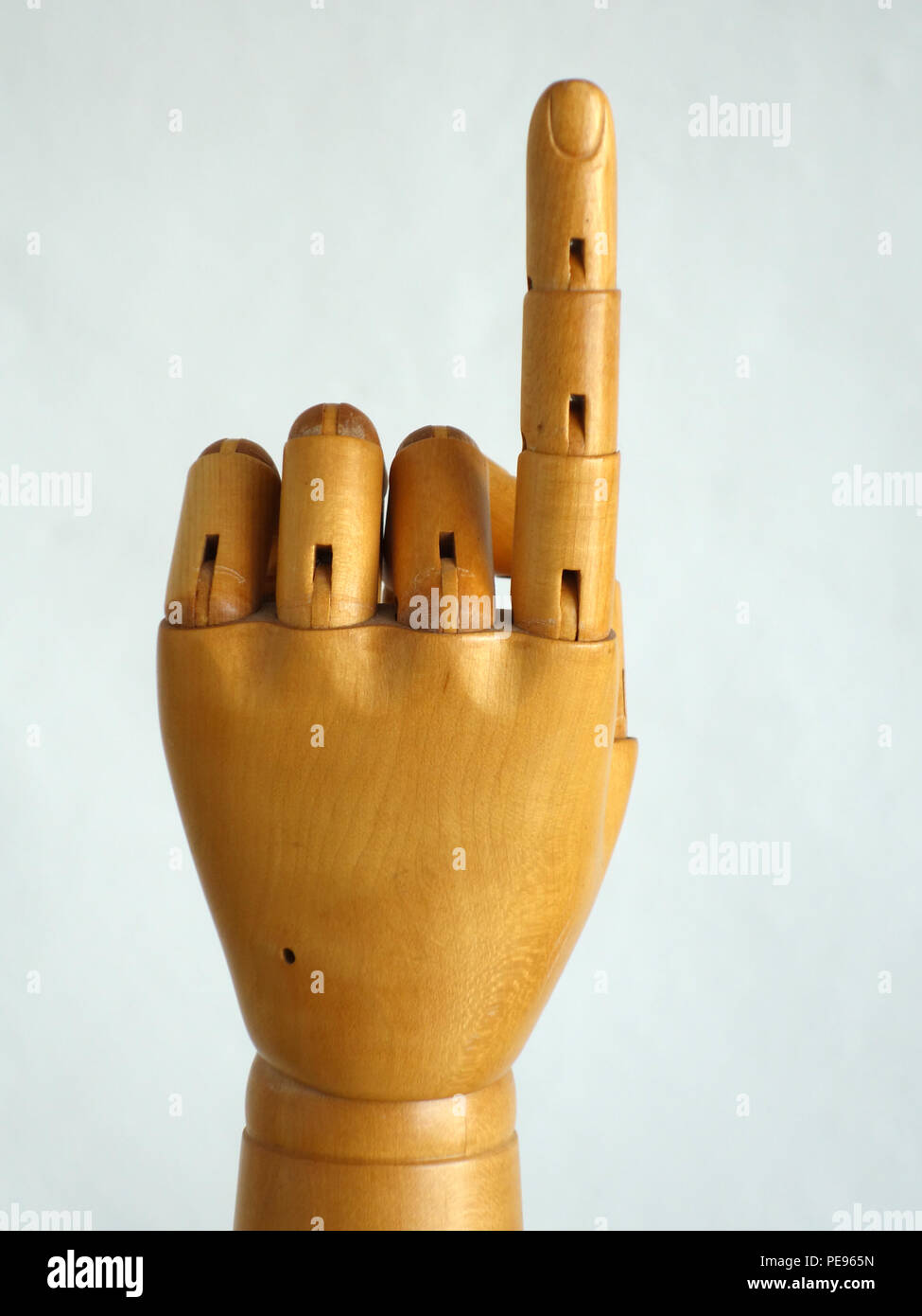 The gesture of the left hand is the symbol hi-res stock photography and ...