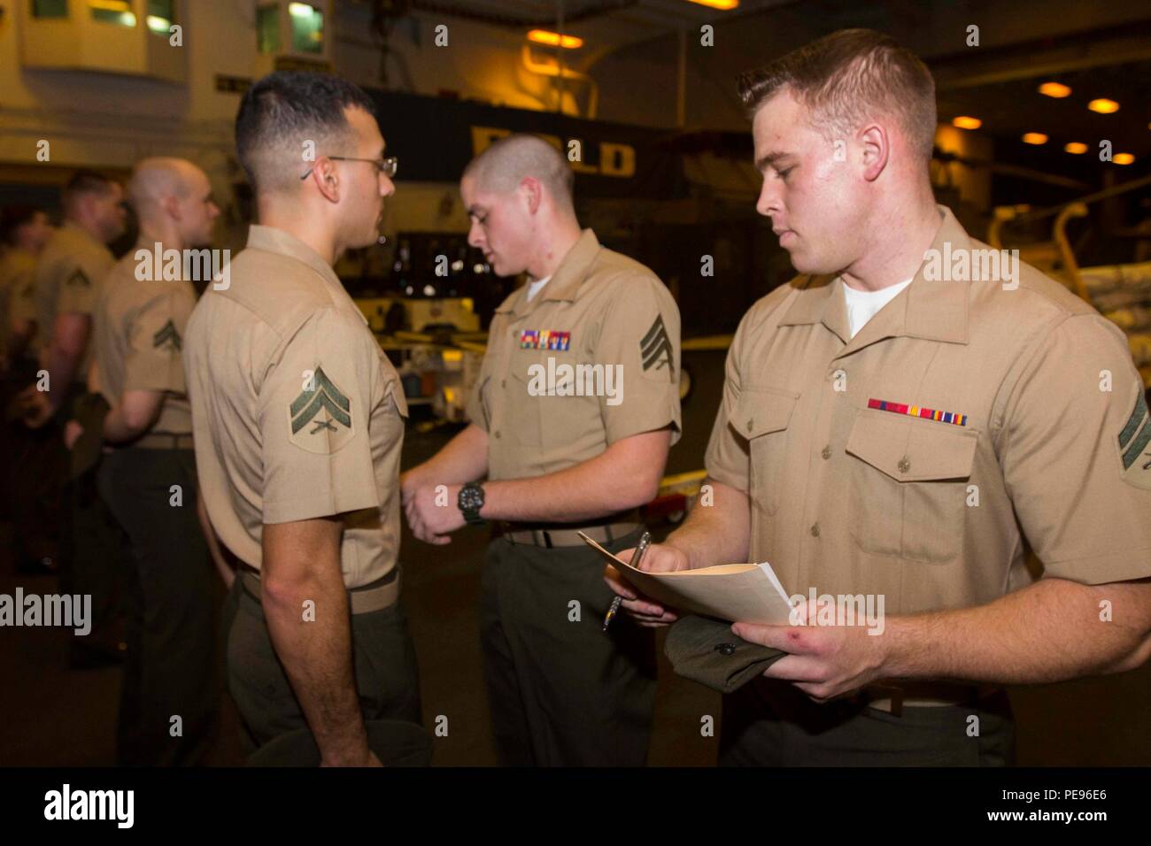 U.S. Marines with the 26th Marine Expeditionary Unit (MEU) conduct a ...