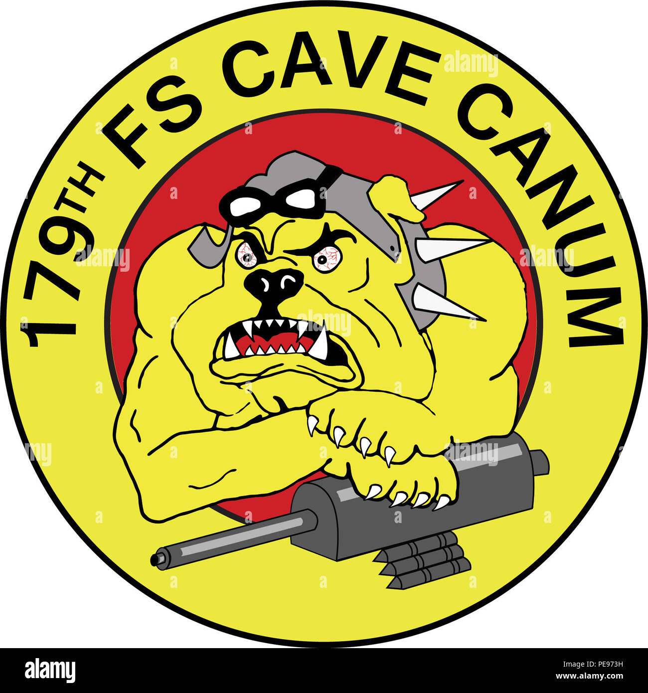 This is a rendering of the current 179th Fighter Squadron patch. The ...