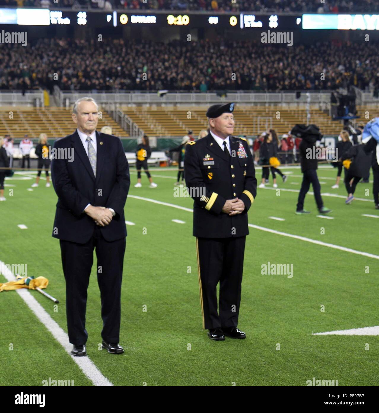 Retired Lt. Gen. Pete Taylor (left), and Maj. Gen. Michael Bills ...