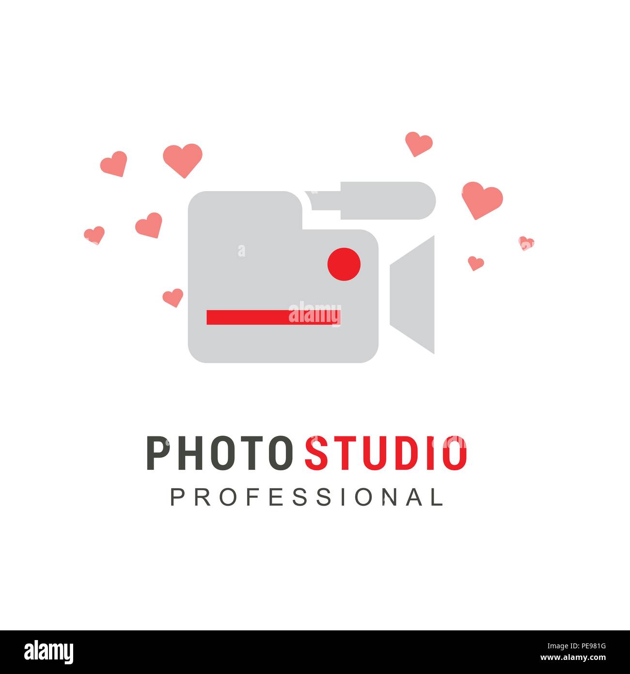Camera logo design with typography vector Stock Vector Image & Art - Alamy