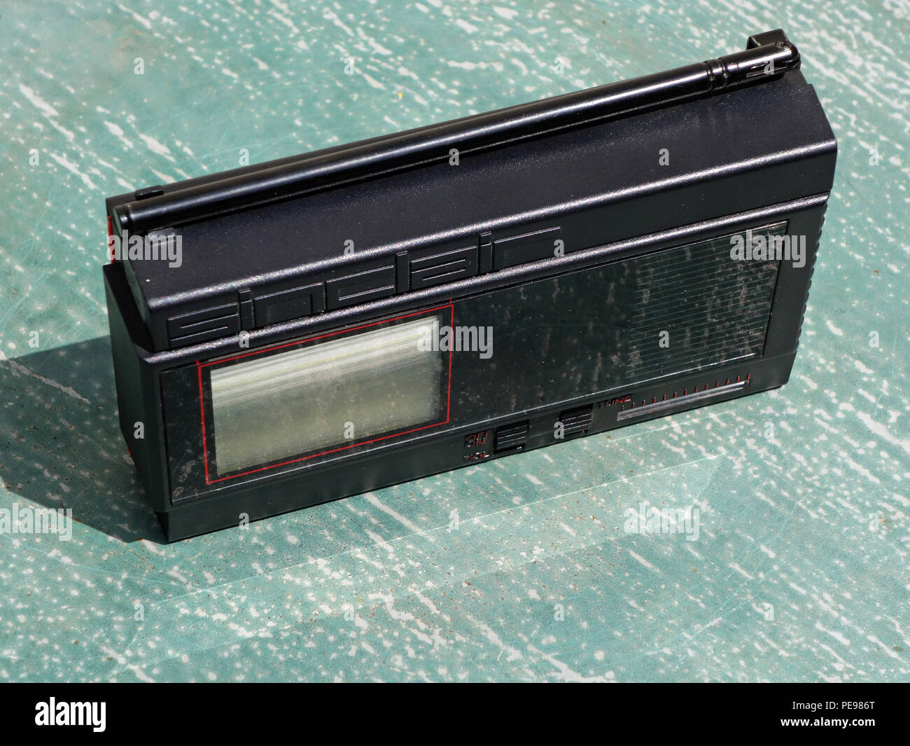 Sir clive sinclair pocket black and white television hi-res stock ...