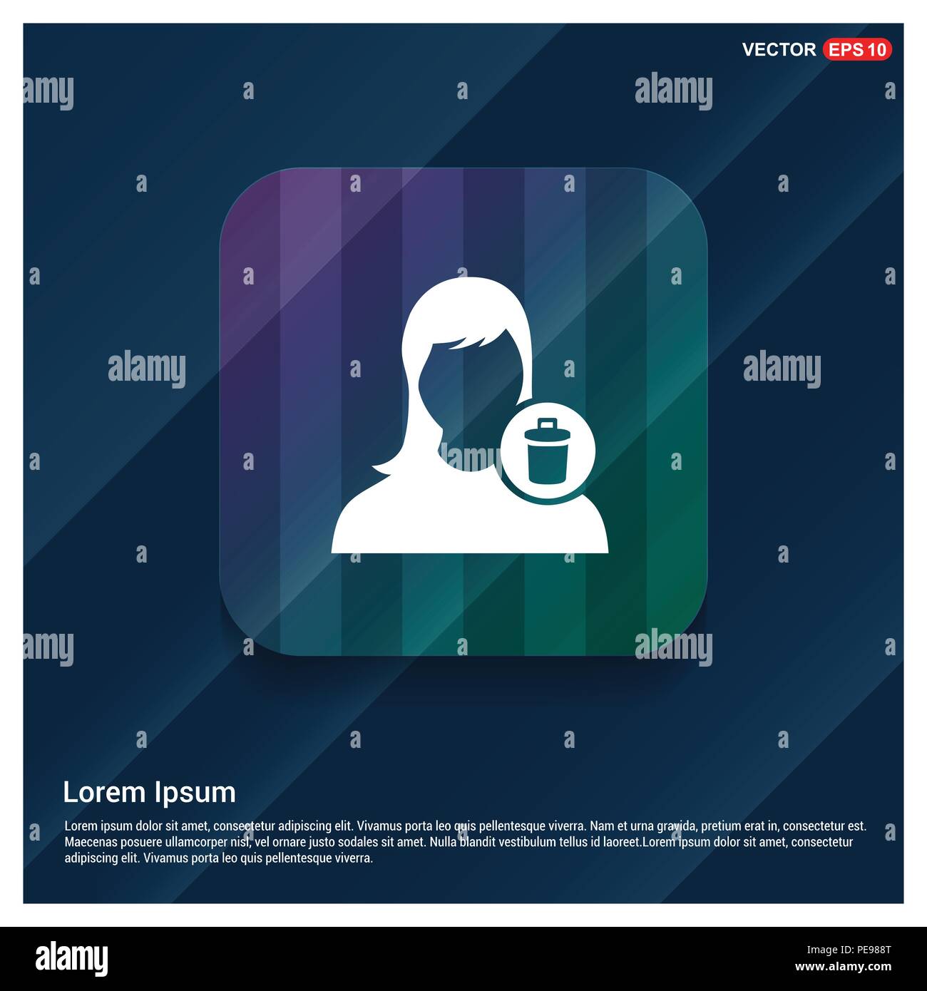 Delete user icon. - Free vector icon Stock Vector Image & Art - Alamy