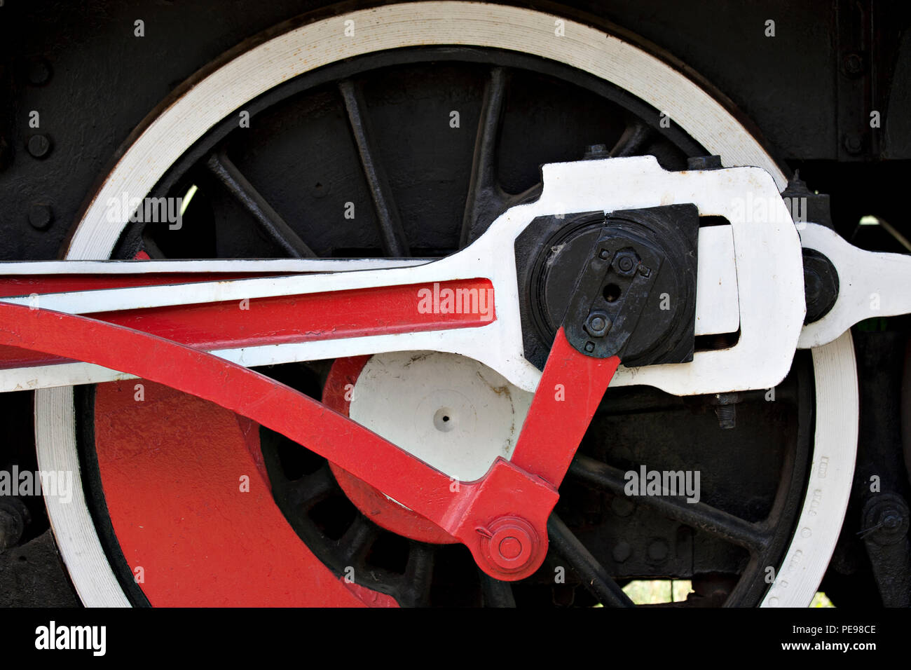 Steam engine wheel detail hi-res stock photography and images - Alamy