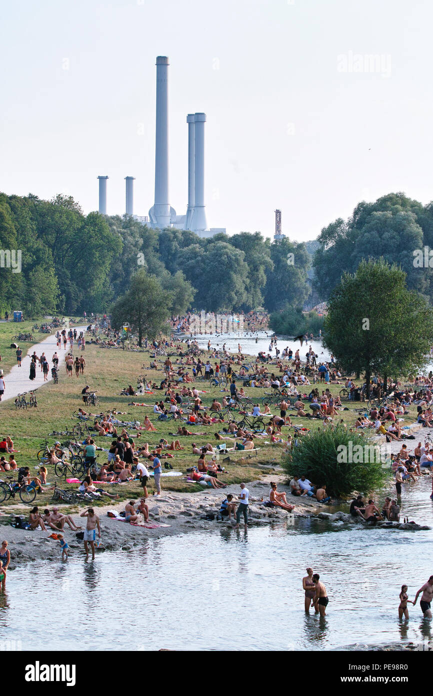 Bath in the river Stock Photo - Alamy