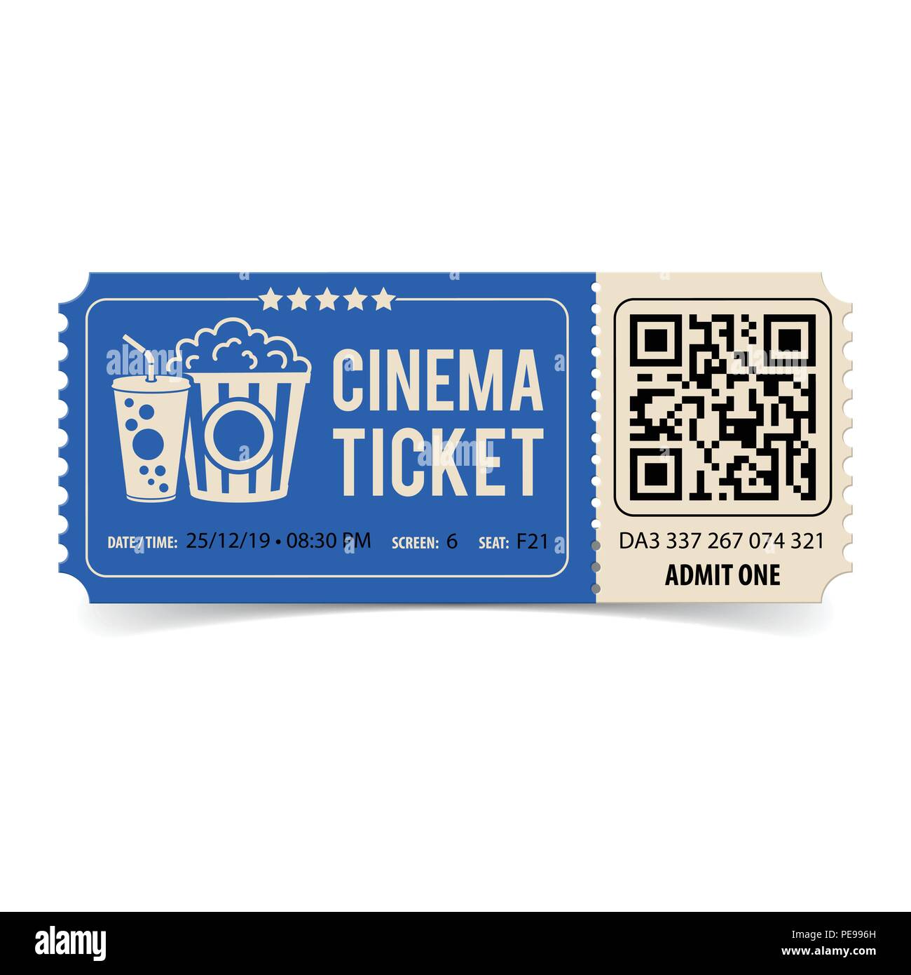 Qr code ticket hi-res stock photography and images - Alamy