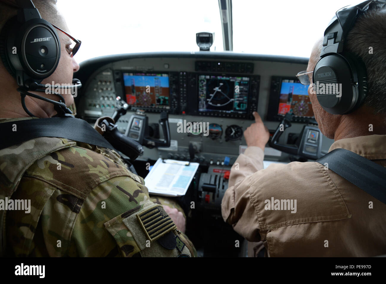 U.S. Air Force Maj. Carl Miller, Train, Advise, Assist Command – Air (TAAC-Air) pilot adviser ...