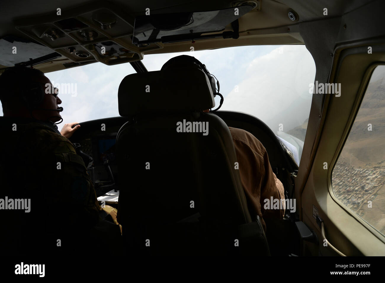 U.S. Air Force Maj. Carl Miller, Train, Advise, Assist Command – Air (TAAC-Air) pilot adviser ...