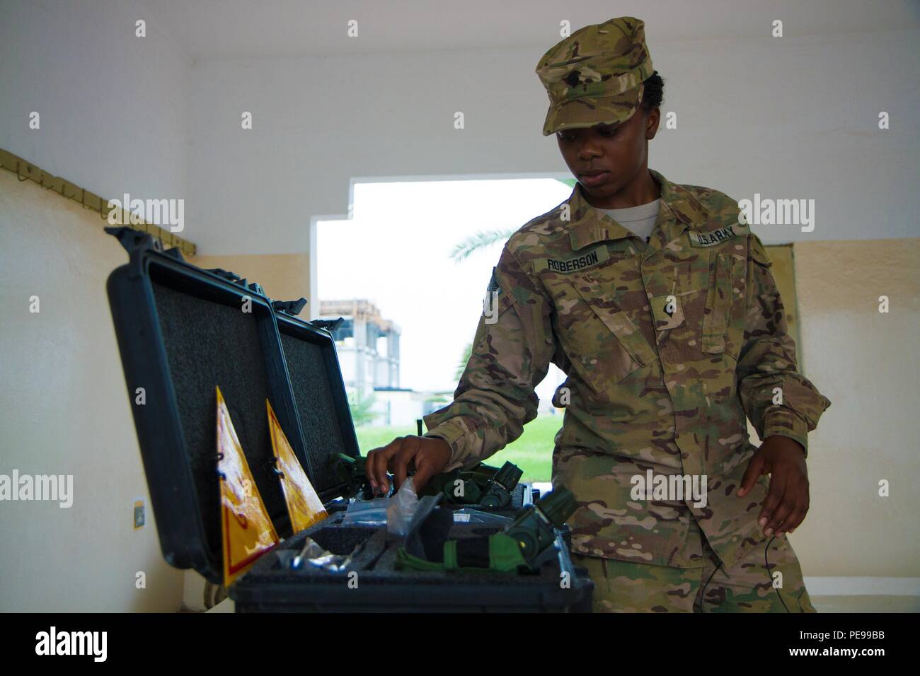 Spc. Bridgett Roberson a chemical biological radiological nuclear ...