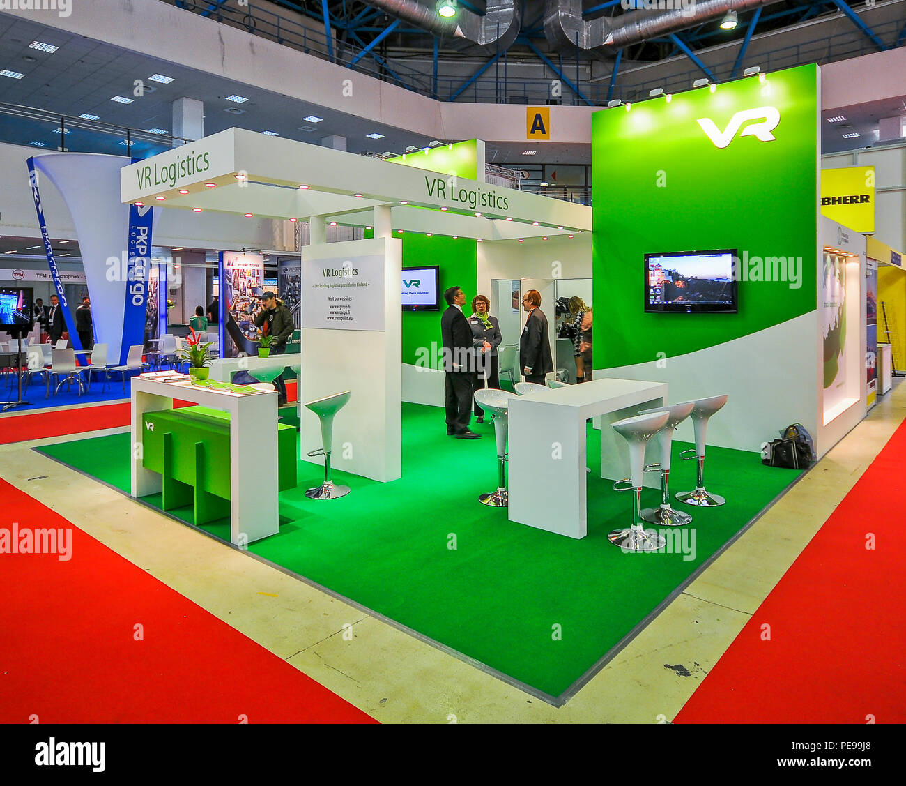 VR Logistics booth at TransRussia 2010 - transport exhibition in Moscow ...