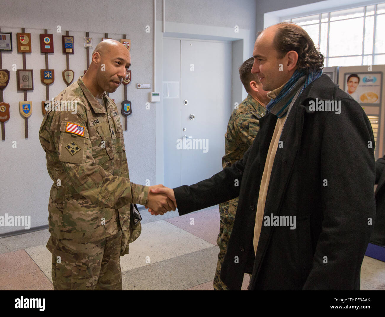 Lt. Col. Johnny Evans, commander of the 3rd Battalion, 69th Armor ...