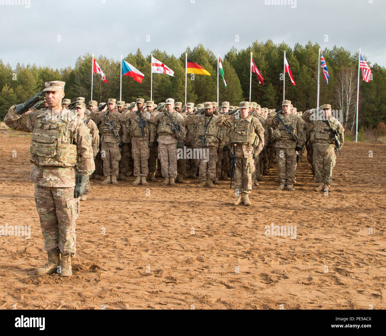 Lt. Col. Johnny Evans, commander of the 3rd Battalion, 69th Armor ...